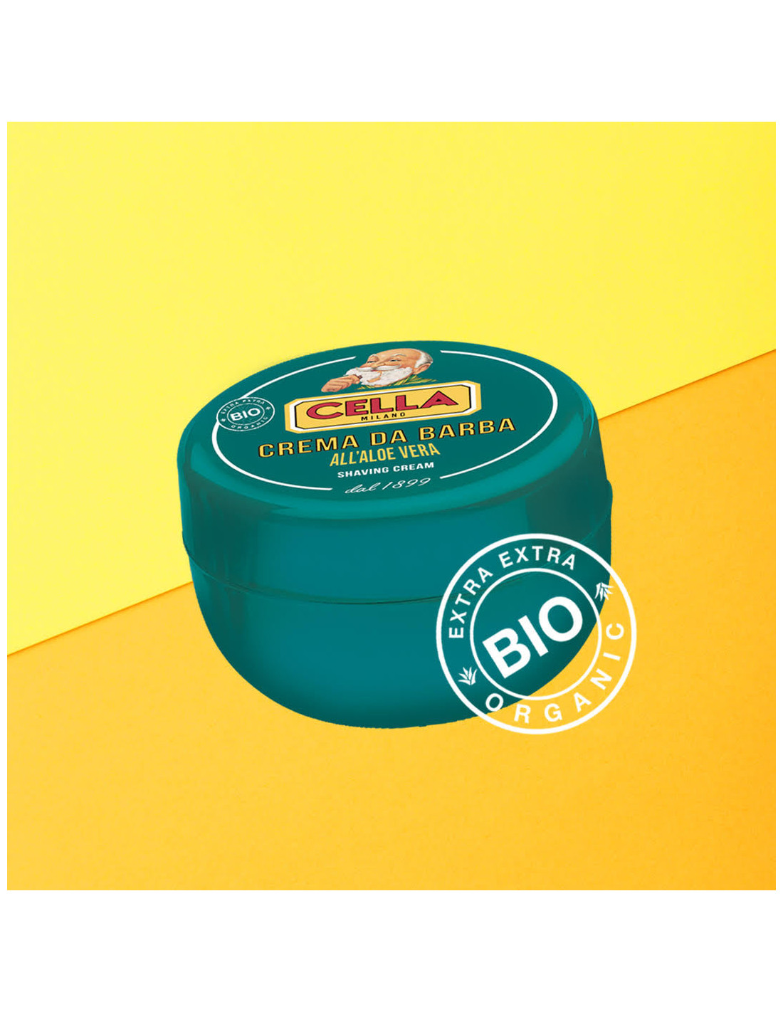 Jabón de Afeitar Cella Milano Orgánico BIO Alóe Vera 150ml