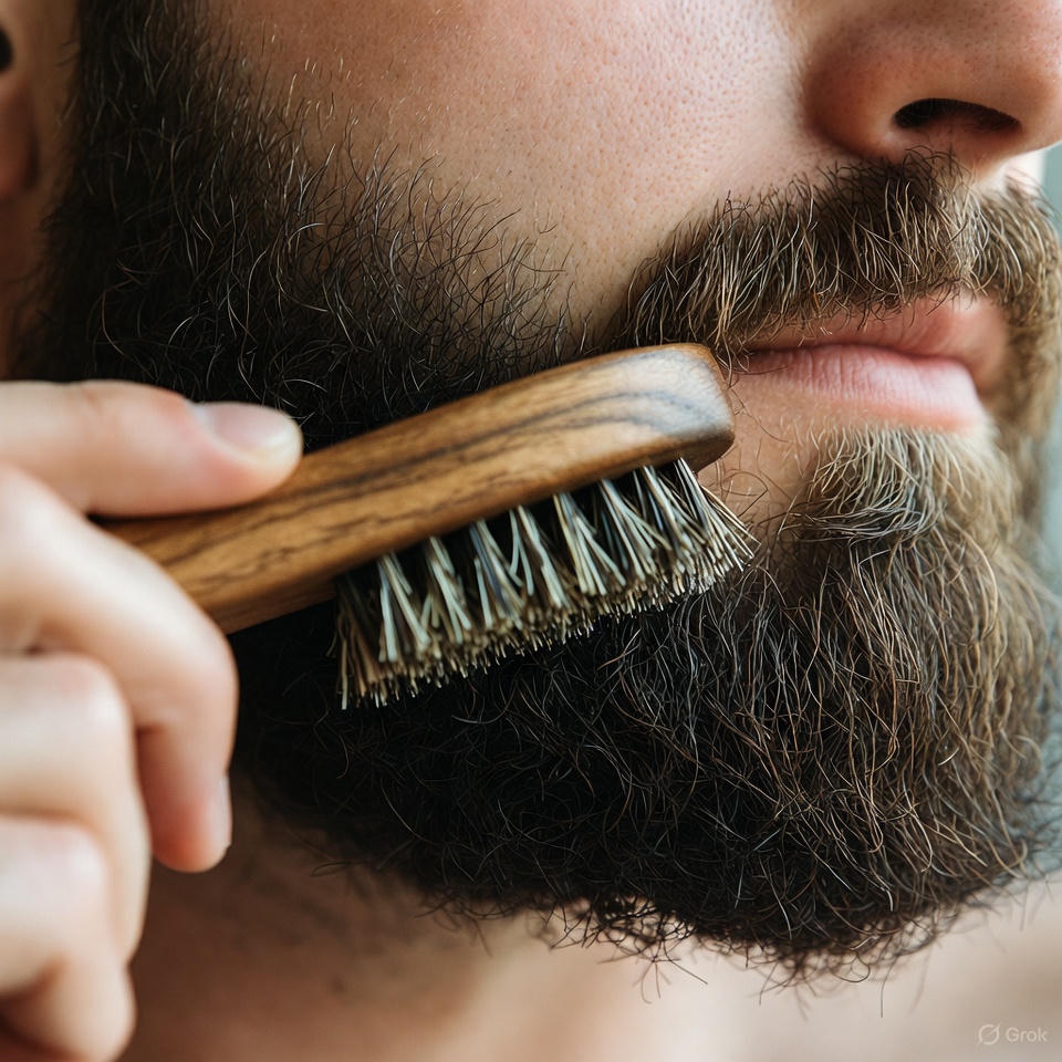 Cómo cepillar la barba correctamente: guía paso a paso