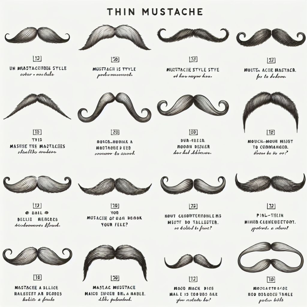 Guía de bigotes finos